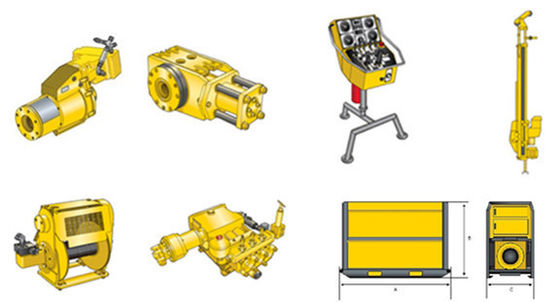 2000m Drilling Depth Underground Drill Rig Diamec U8 With APC Control ...
