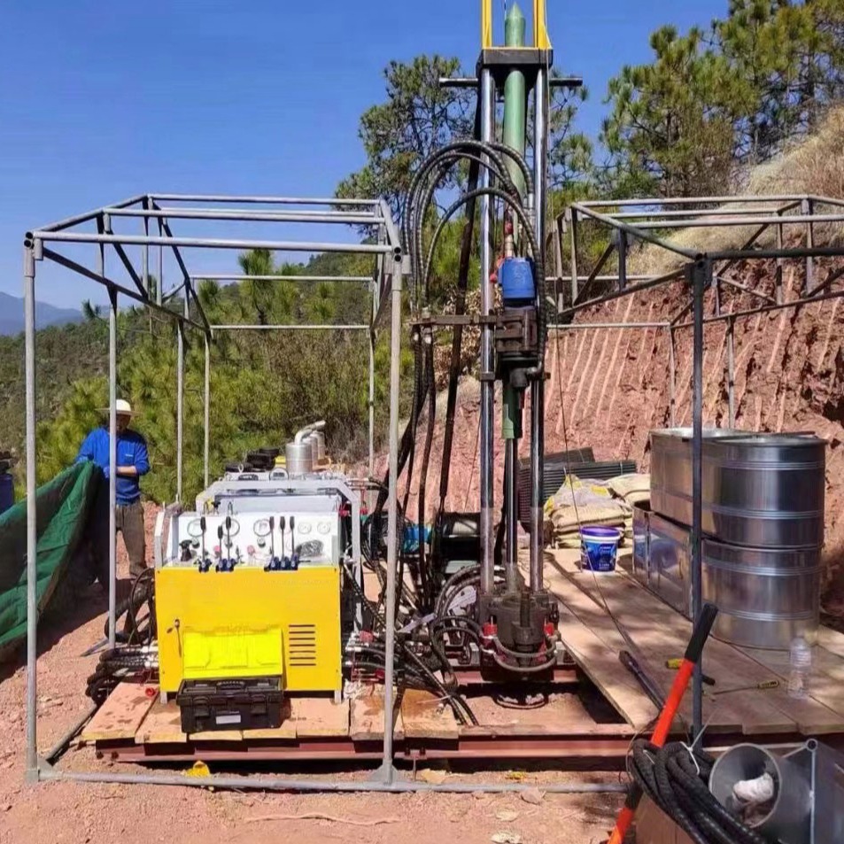 XZHP-600B BQ 600m Hydraulic Portable Drilling Rigs Easy To Assemble For ...