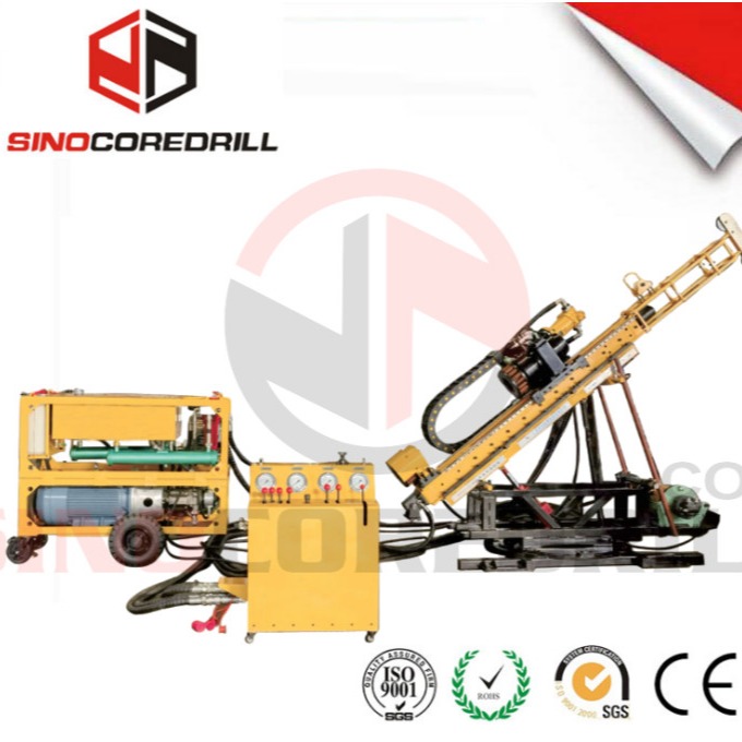 1000m Drilling Depth 122u Series Full Hydraulic Underground Core Drilling Rig With CE Certification
