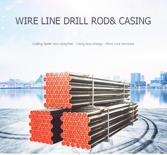 89mm HWL Wireline Core Drill Rod Pipe With Whole Tempering / Heat Treatment