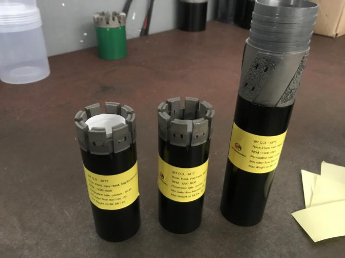 48.01mm TT48 / TK48 Wireline Thin Wall Diamond Coring Bit Reaming Shell