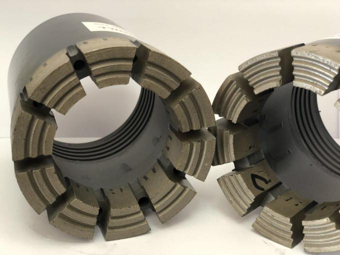 HQ3 Face Discharge Diamond Tipped Drill Bit Soft To Hard Formations