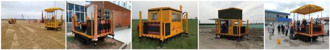 Heavy Duty CPT Crawler Cone Penetration Apparatus With 4 Hydraulic Legs ...