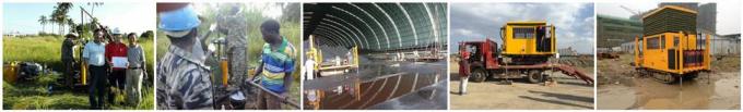 Heavy Duty CPT Crawler Cone Penetration Apparatus With 4 Hydraulic Legs ...