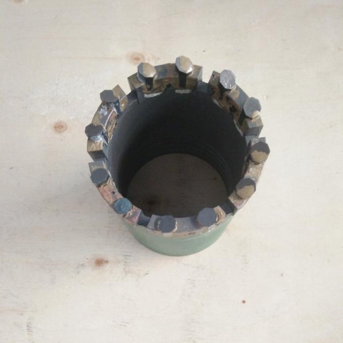 BW NW HW PW Impregnated Diamond Casing Shoe Bit Crown Type 8mm