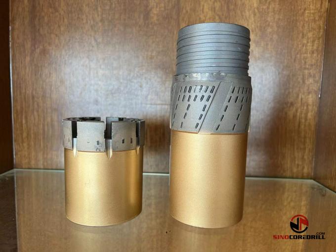 Hole Opener Diamond Reaming Shell , BQ Back Reamer For Diamond Drill Bit